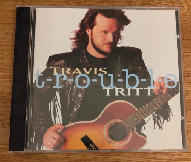 CD - TRAVIS Tritt Trouble T.R.O.U.B.L.E CD Country Album 1992 FAST POST ...