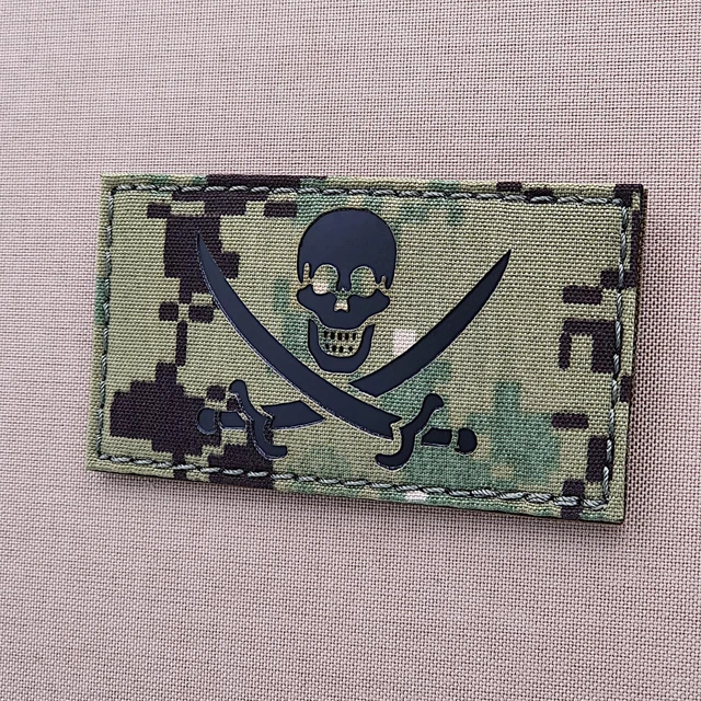 JOLLY ROGER CALICO jack IR AOR2 2-1/8x4 inch patch $18.95 - PicClick