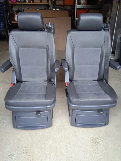 VW T5 T6 FACELIFT Sitze Drehsitze California Multivan Leder Alcantara ...