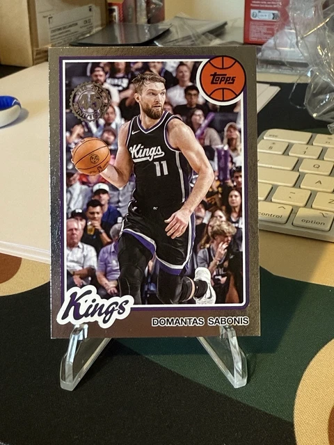 TOPPS 2026 BASKETBALL Domantas Sabonis 1980 45th Anniversary Foil Card ...
