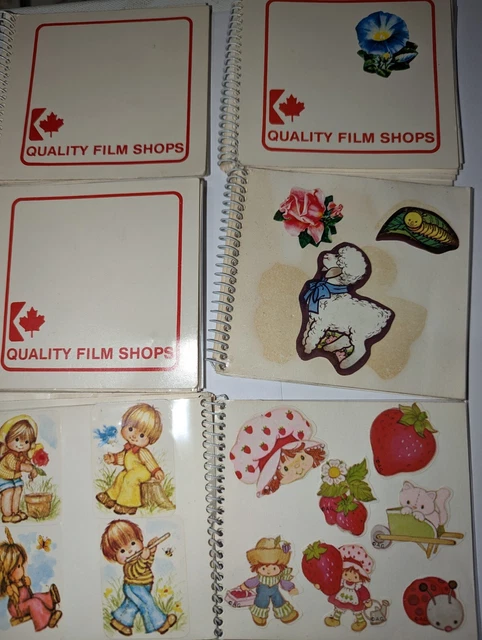 VINTAGE STICKER ALBUM Collection 80s Sticker Collection Strawberry ...