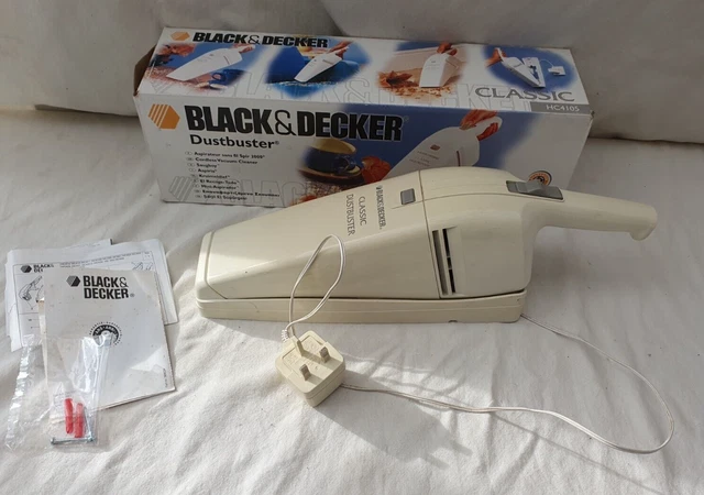 BLACK & DECKER Classic Dust buster With Original Box and Instructions £ ...