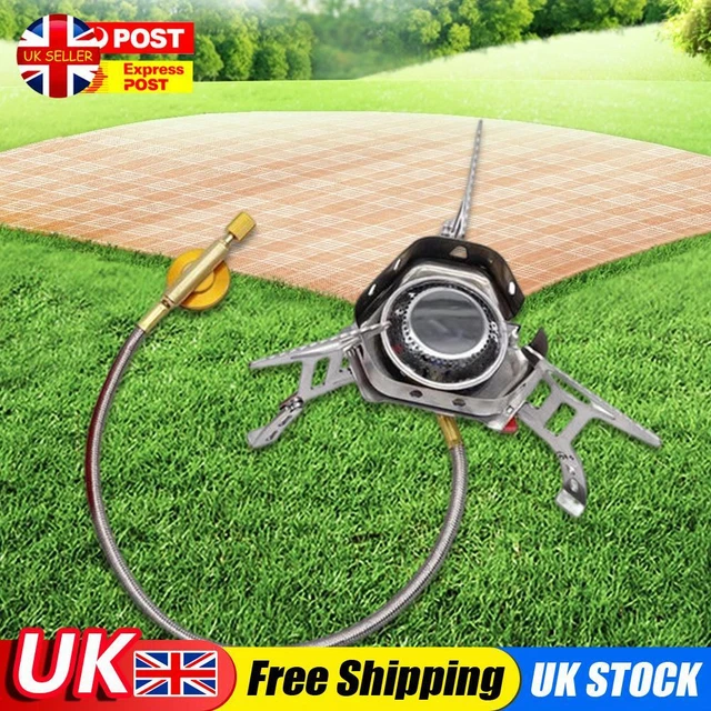SPLIT GAS STOVE Heads with Hose and Storage Box Foldable 4000W Cooking ...
