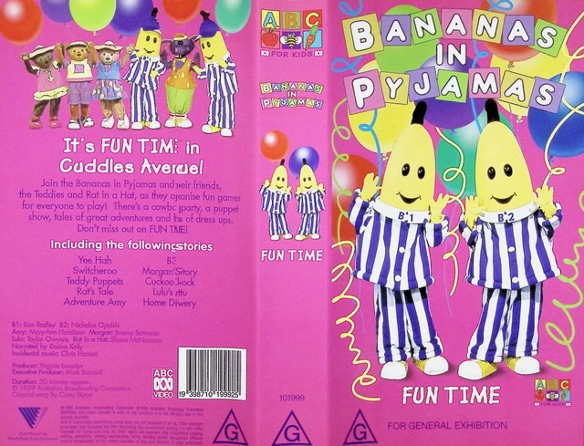 BANANAS IN PYJAMAS, Fun Time, VHS £6.29 - PicClick UK