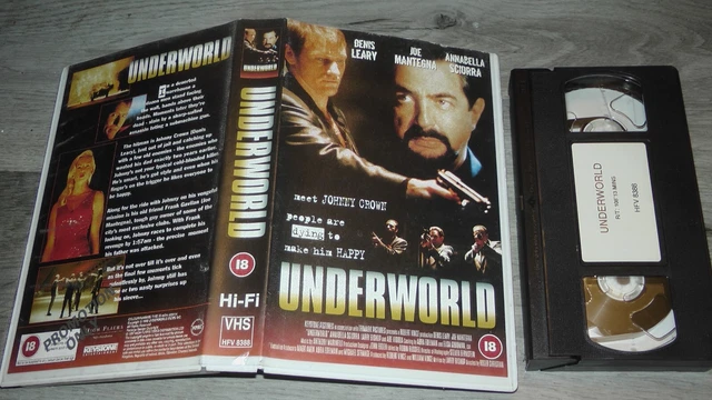 UNDERWORLD VHS VIDEO Big Box Timecode Sample Dealer Rental Tape TBC ...