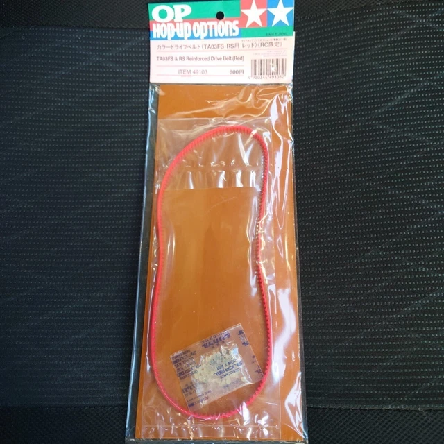 TAMIYA COLOR DRIE Belt for TA03FS.RS Red RC Drie Belt Aramid intage ...