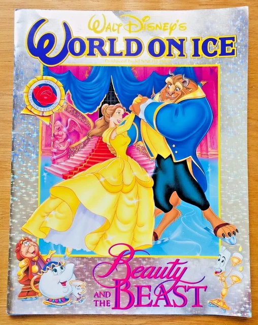 WORLD ON ICE Beauty and Beast Walt Disney's Program Book Collectors ...