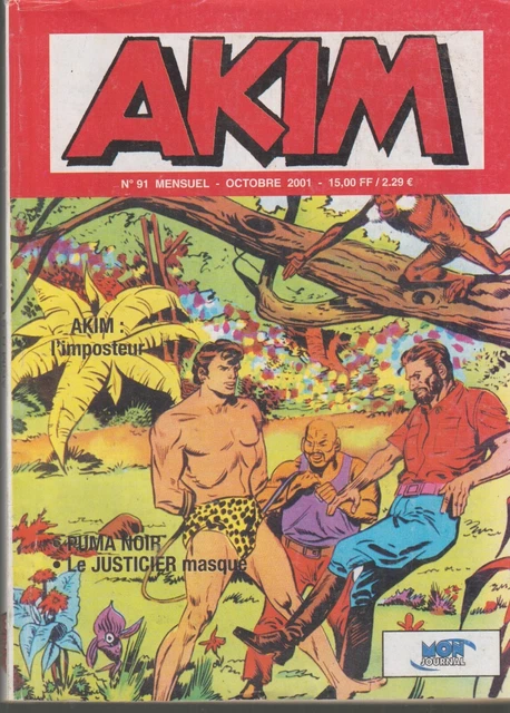 BD PETIT FORMAT Mon Journal *Akim N°91* (2° Serie) EUR 2,99 - PicClick FR
