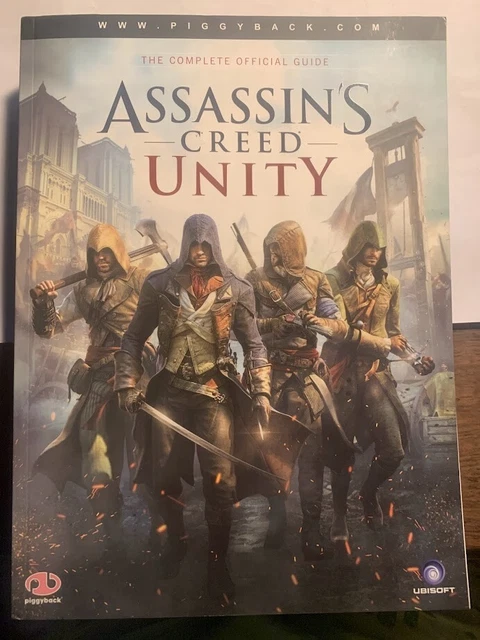 ASSASSIN'S CREED UNITY Piggyback Official Strategy Guide w/Poster/Map ...