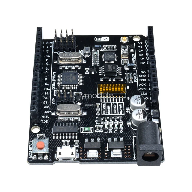 WIFI R3 ATMEGA328P Board Module+ESP8266 32Mb USB-TTL CH340G For UNO ...