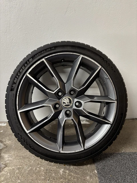 SKODA OCTAVIA VRS MK3 18" GEMINI ALLOY WHEEL 5E0601025AJ 7.5Jx18 ET51 £ ...