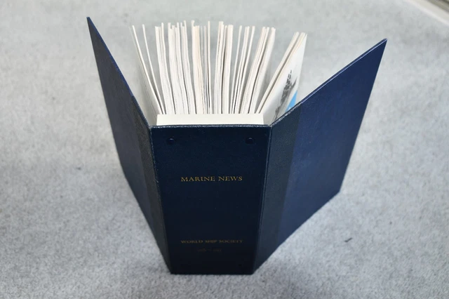 EASIBINDER CONTAINING 24 copies of MARINE NEWS for 1985 & 1986 £10.80 ...