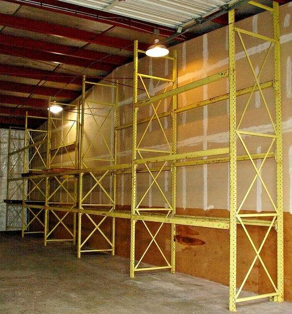 PALLET RACKING WAREHOUSE Storage Shelving 30 Beams with 7 Uprights and ...