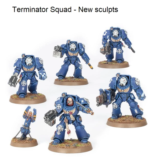 SPACE MARINE TERMINATORS Warhammer 40k new on sprue 2023 Multi-part ...