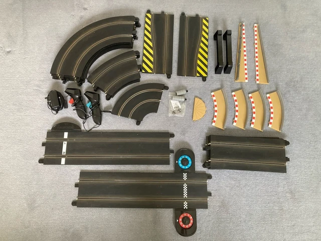 SCALEXTRIC TRACK BUNDLE, with controllers but NO CARS. Used, needs ...