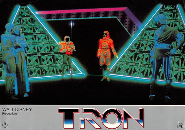TRON ORIGINAL AUSHANGFOTO Walt Disney / Jeff Bridges / Bruce Boxleitner ...