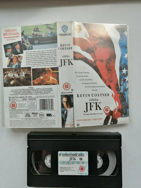 JFK VHS VIDEOS 1991 Political Thriller Kevin Costner £5.00 - PicClick UK