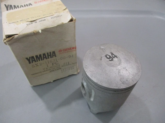 Nos Yamaha Oem Piston Std 1982 Yz80 5x2 11631 00 94 Eur 54 98 Picclick Fr
