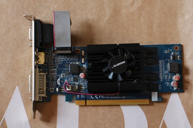GIGABYTE NVIDIA GEFORCE GT 210 1GB GV-N210D3-1GI Graphics Card EUR 15 ...