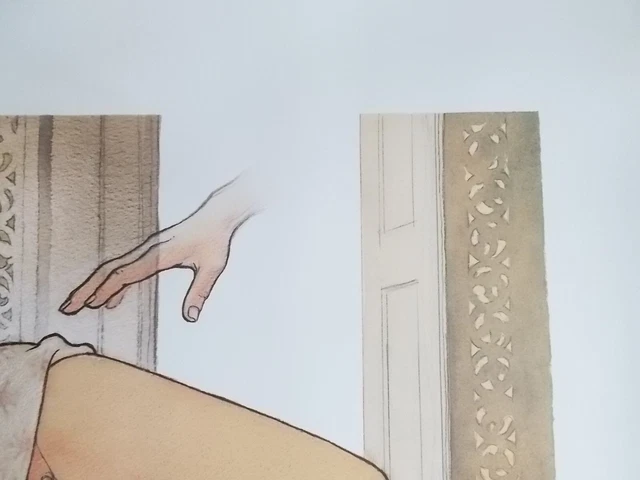 MILO MANARA ( Art Print / Vermorel ) " La Main " , Belle signature , 80 ...