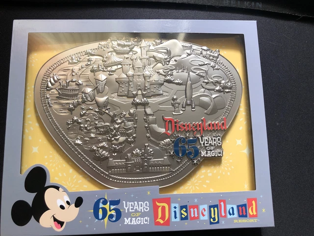 DISNEYLAND 65TH ANNIVERSARY Park Map Jumbo Pin £140.64 - PicClick UK
