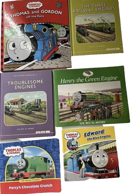 CHILDREN’S THOMAS THE Tank Engine Books Bundle Of 6 Awdry Train Young ...