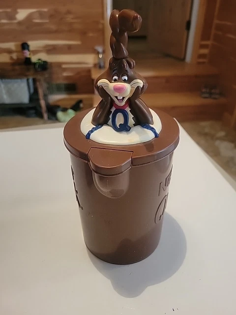VINTAGE NESTLE QUICK Bunny Rabbit 1980’s Pitcher Chocolate Milk Self ...