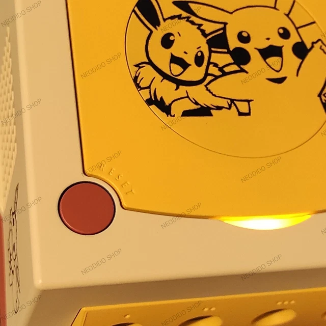 CONSOLE NINTENDO GAMECUBE custom pikachu evoli eevee mod pico boot ...