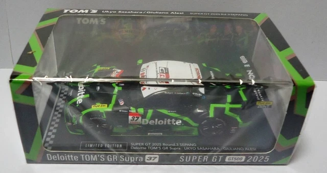 SPARK 1/43 DELOITTE TOM'S Supra No.37 Winner 2025 GT Round 3 Sepang ...