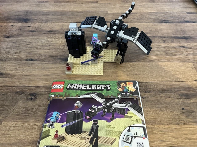 LEGO MINECRAFT THE Ender Dragon, The End Battle Set 21151 Complete with ...