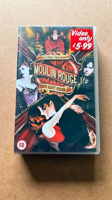 MOULIN ROUGE - Movie VHS (1993) £14.99 - PicClick UK