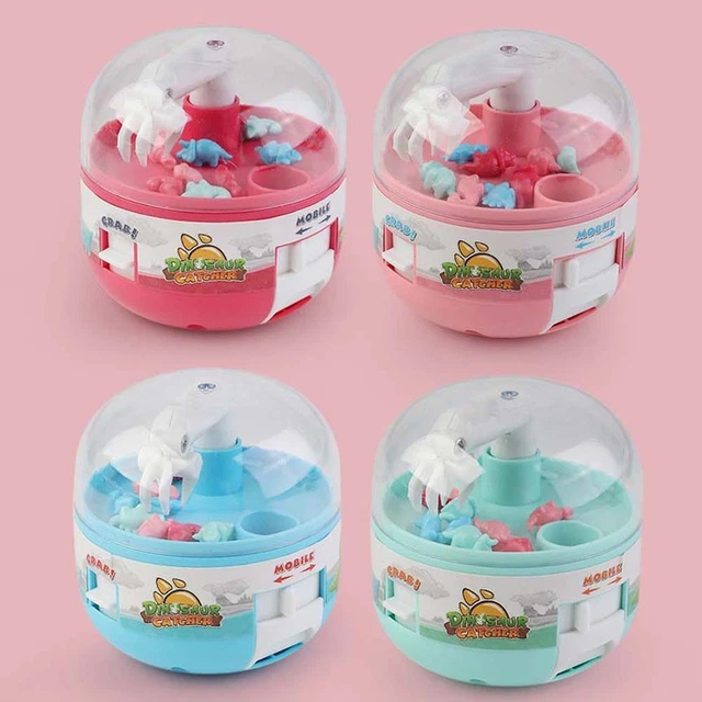 MINI CLAW MACHINE Catch Dinosaur Game Kids Capsule Toy Capsule Catcher ...
