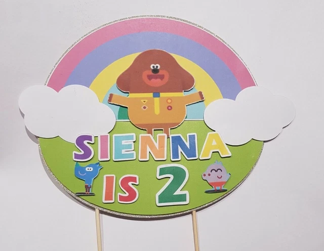 HEY DUGGEE THEMED Custom Cake Topper, Hey Duggee Cupcake Toppers £8.95 ...