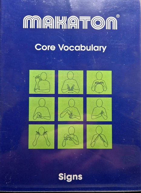 MAKATON CORE VOCABULARY Official Sign Language DVD Signs Symbols Speech ...