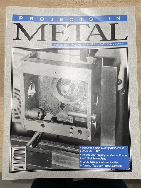 PROJECTS IN METAL Magazine Vol. 11 issues 1-6 1998 like new condition ...