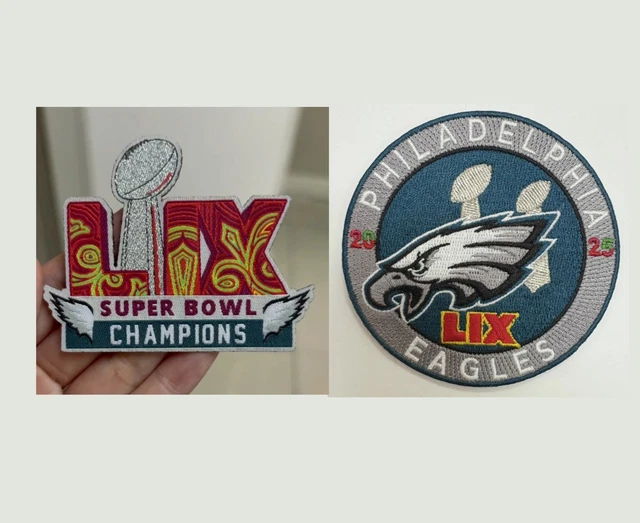 PRE- ORDER 2025 Philadelphia Eagles Super Bowl LIX 59 Champions Iron-On Patches $16.45 - PicClick AU