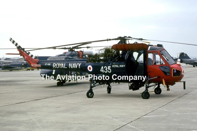 ROYAL NAVY 829 Squadron Westland Wasp HAS.1 XT418 (1981) Photograph £1. ...