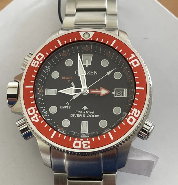 CITIZEN PROMASTER AQUALAND Eco-Drive Diver 200M. BN2039-59E EUR 323,57 ...