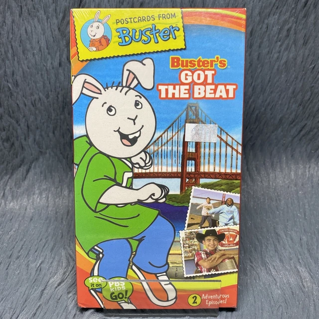 POSTCARDS FROM BUSTER - Busters Got the Beat VHS 2005 PBS Kids Go! New ...