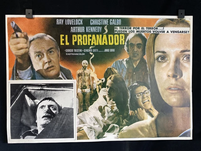 1974~HORROR~ LET SLEEPING Corpses Lie~RAY LOVELOCK~C.GALBO~Orig. MX ...