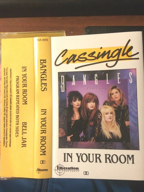 THE BANGLES RARE Australian In Your Room 1988 Cassingle Cassette Single ...