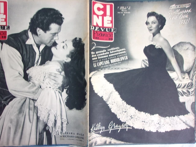 CINÉ-REVUE N°36 DE 1951 : Kathryn Grayson-Gaby André & J.C.Pascal-Debra Paget EUR 7,90 - PicClick FR