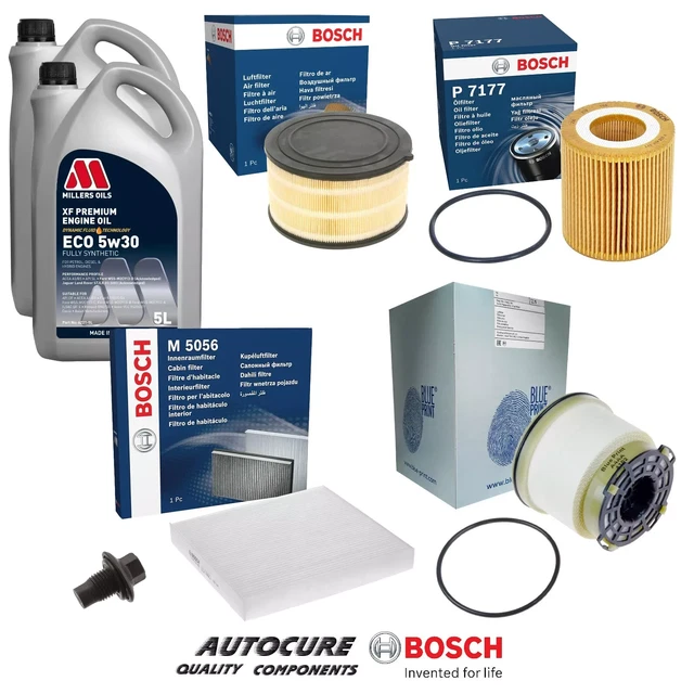 FOR FORD RANGER 3.2 Tdci Wildtrak 4X4 Mk3 Bosch Filter Service Kit ...