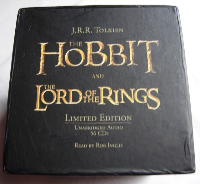 THE HOBBIT & The Lord of the Rings 56 CDs Tolkien unabridged Rob Inglis ...