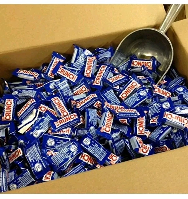 NESTLE CRUNCH MINIS 5 Pounds Bulk Crunch Bars $61.20 - PicClick