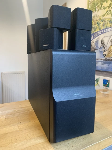 BOSE ACOUSTIMASS 10 Subwoofer & 5x2 Speakers Hi-Fidelity Home Cinema ...