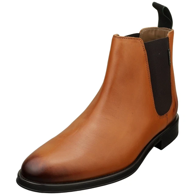 PAUL SMITH AUGUSTUS Mens Chelsea Boots in Tan - 8 UK £210.60 - PicClick UK