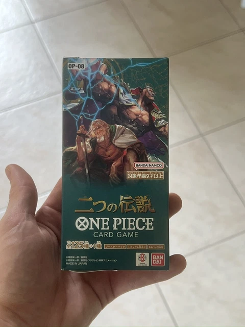 ONE PIECE : DISPLAY OP08 TWO LEGENDS (JAP) l 24 BOOSTERS (SCELLÉ) EUR ...