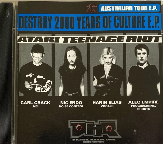 ATARI TEENAGE RIOT - Destroy 2000 Years Of Culture E.P. CD 1998 Exc ...