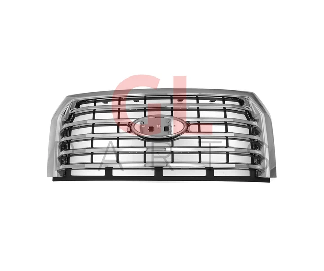 GRILLE POUR FORD F-150 Xlt 15-17 FL3Z8200EA Central Noir Mat EUR 214,46 ...